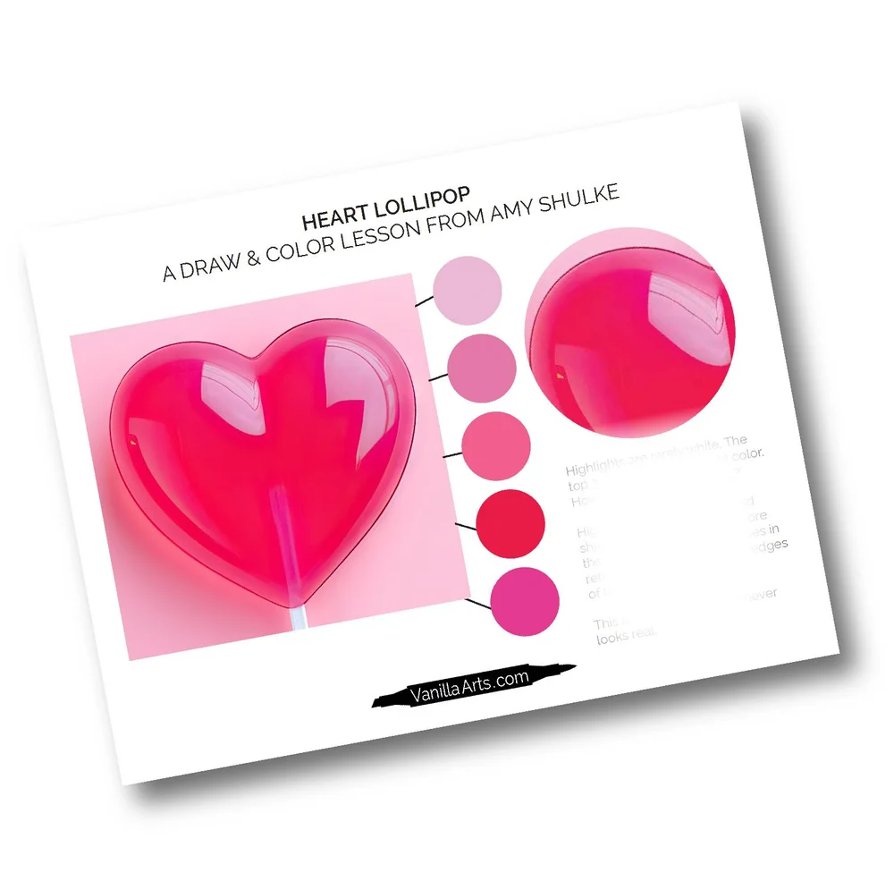 How to Color Realistic Highlights with Marker and Colored Pencil (Draw ...