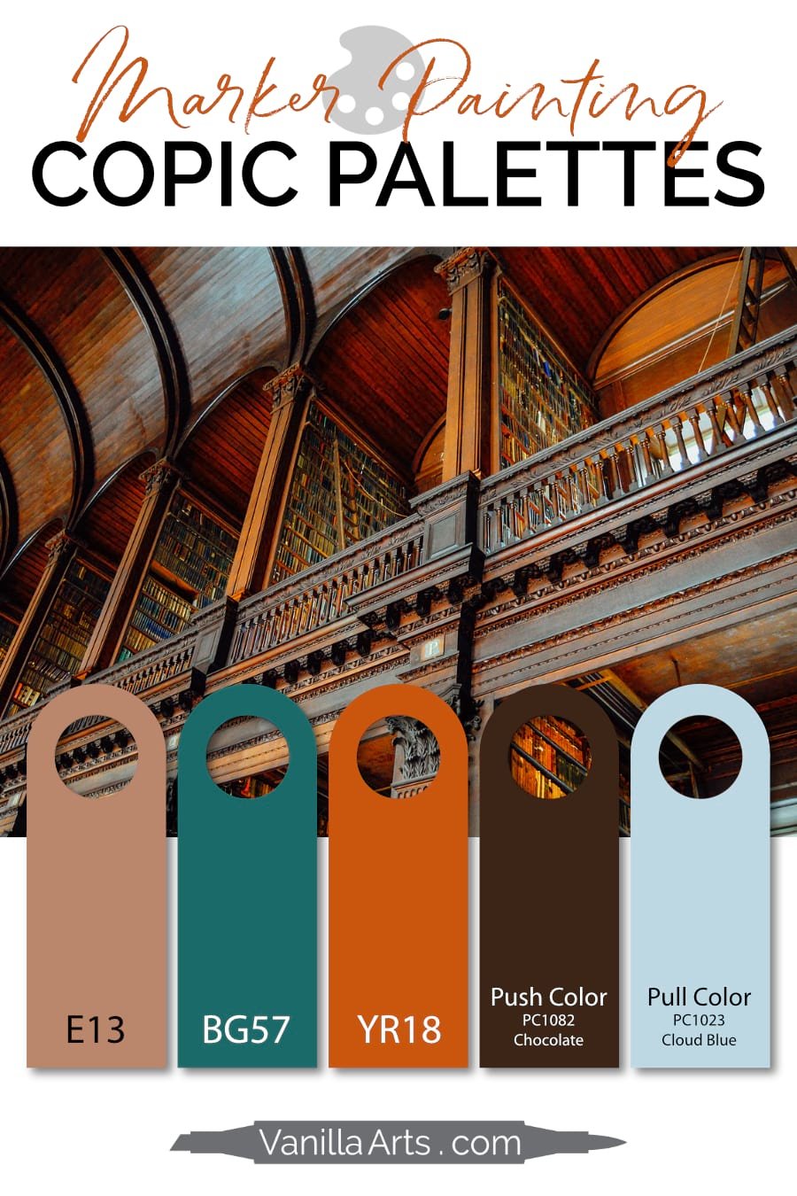 Color Palette: Copic Marker + Colored Pencil Combination (Light Brown ...
