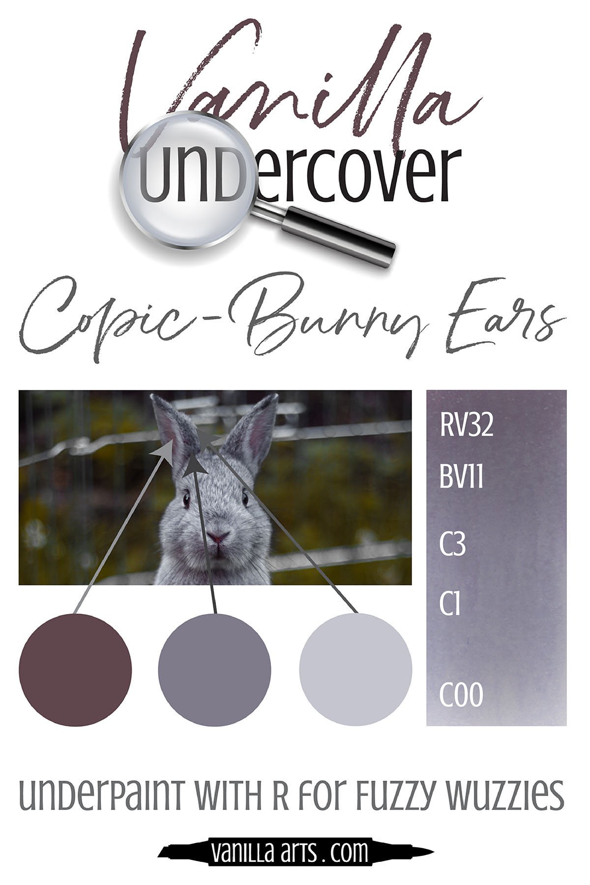 Marker Underpainting: Realistic Copic Blending Combinations - Gray ...