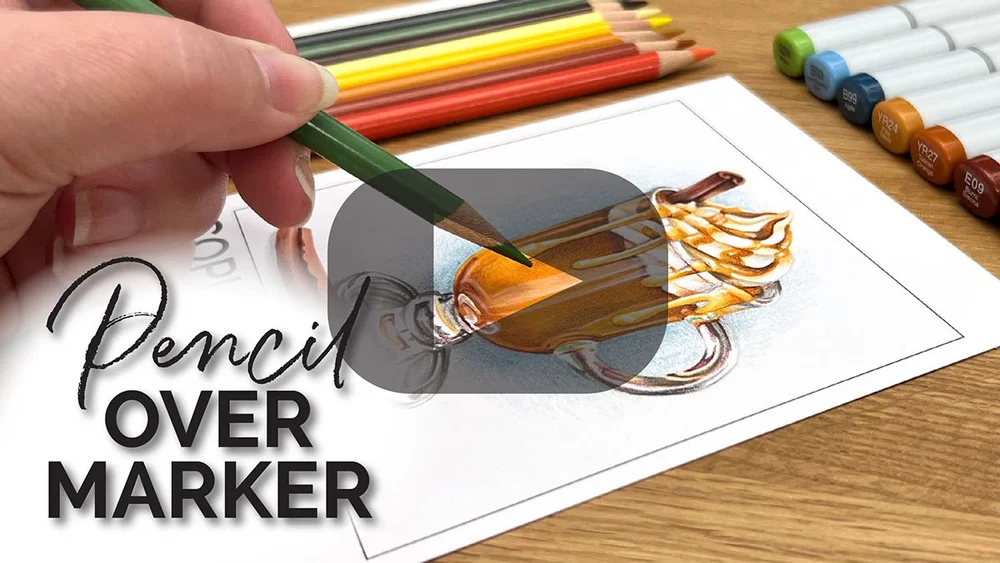 Copic Marker YR24: Video Resources for “Colored Pencil Over Alcohol ...