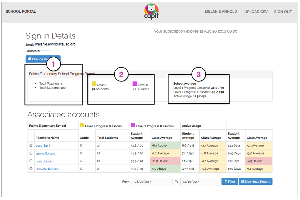 Navigating School Portal — Capit Learning