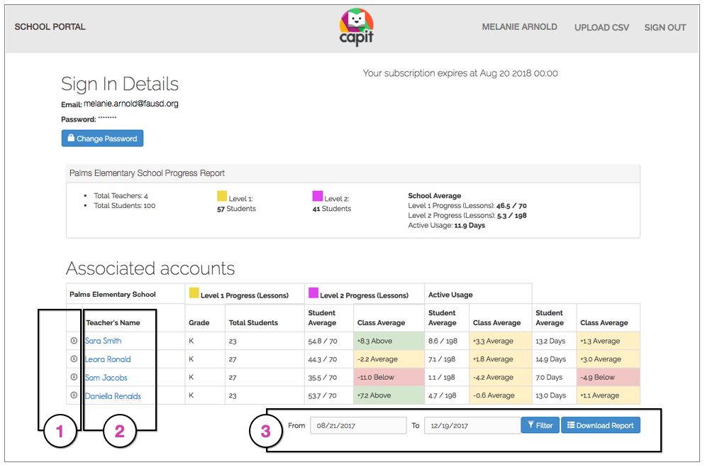 Navigating School Portal — Capit Learning