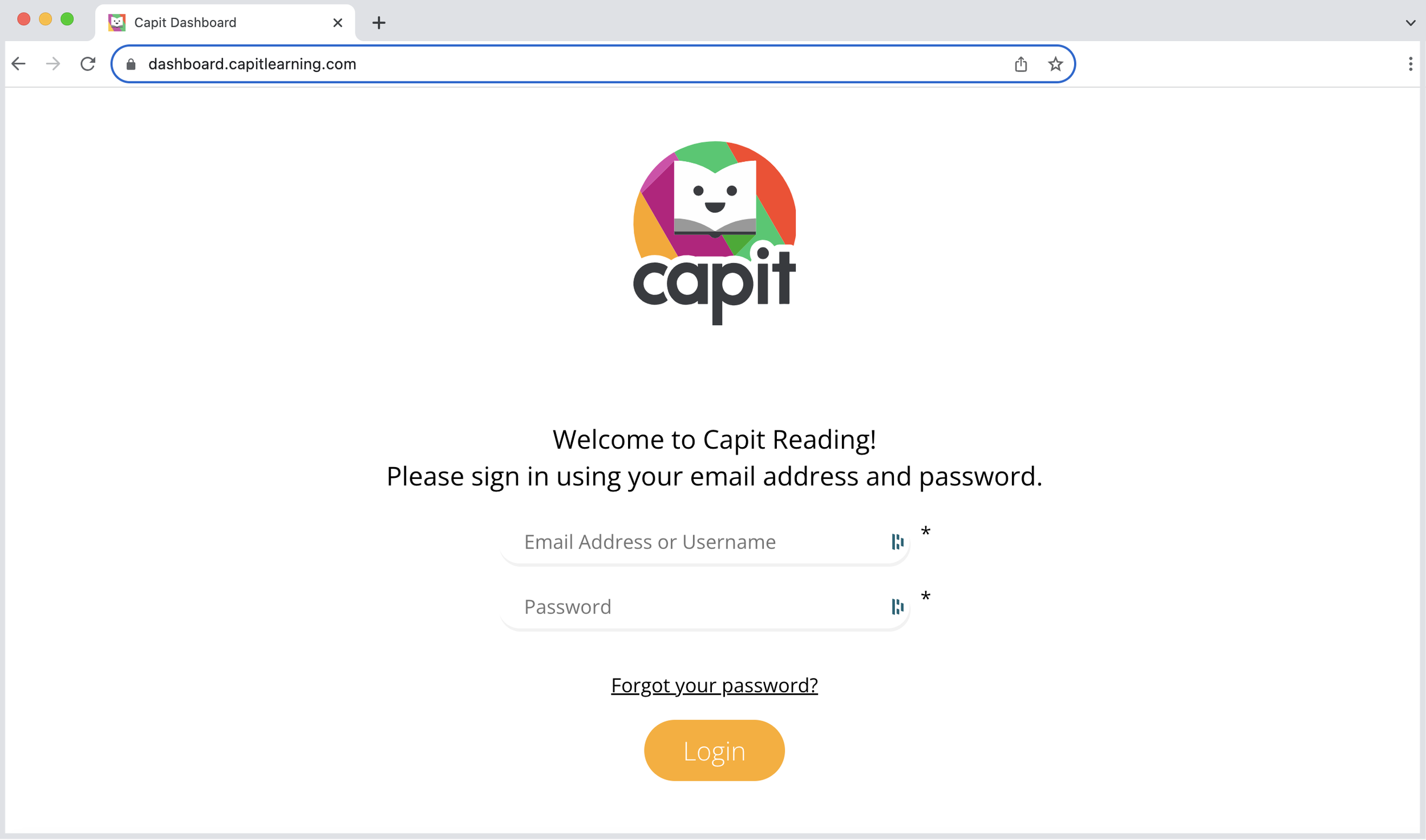 Sign In — Capit Learning