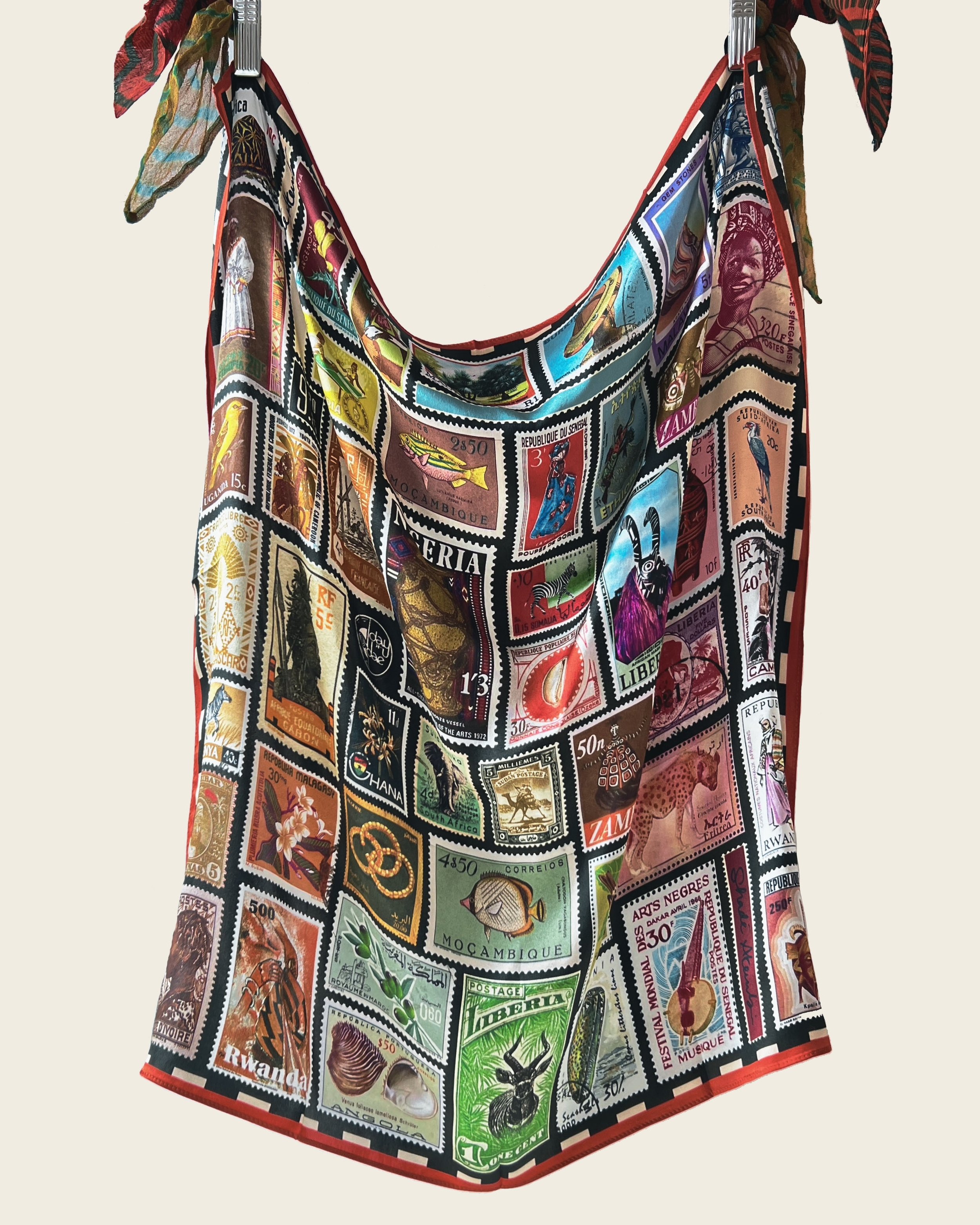 'Keep Me Posted' Silk Scarf — shadé akanbi