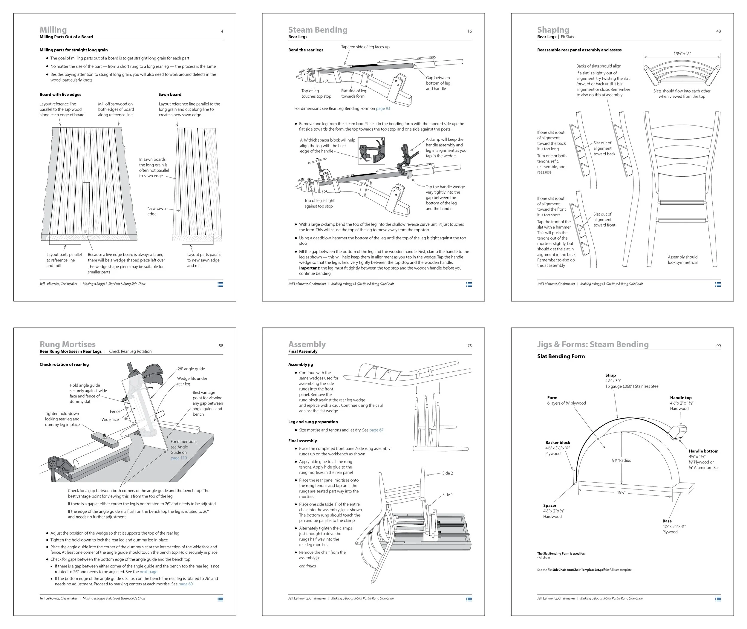Making a Boggs 3-Slat Post & Rung Side Chair — Jeff Lefkowitz Chairmaker