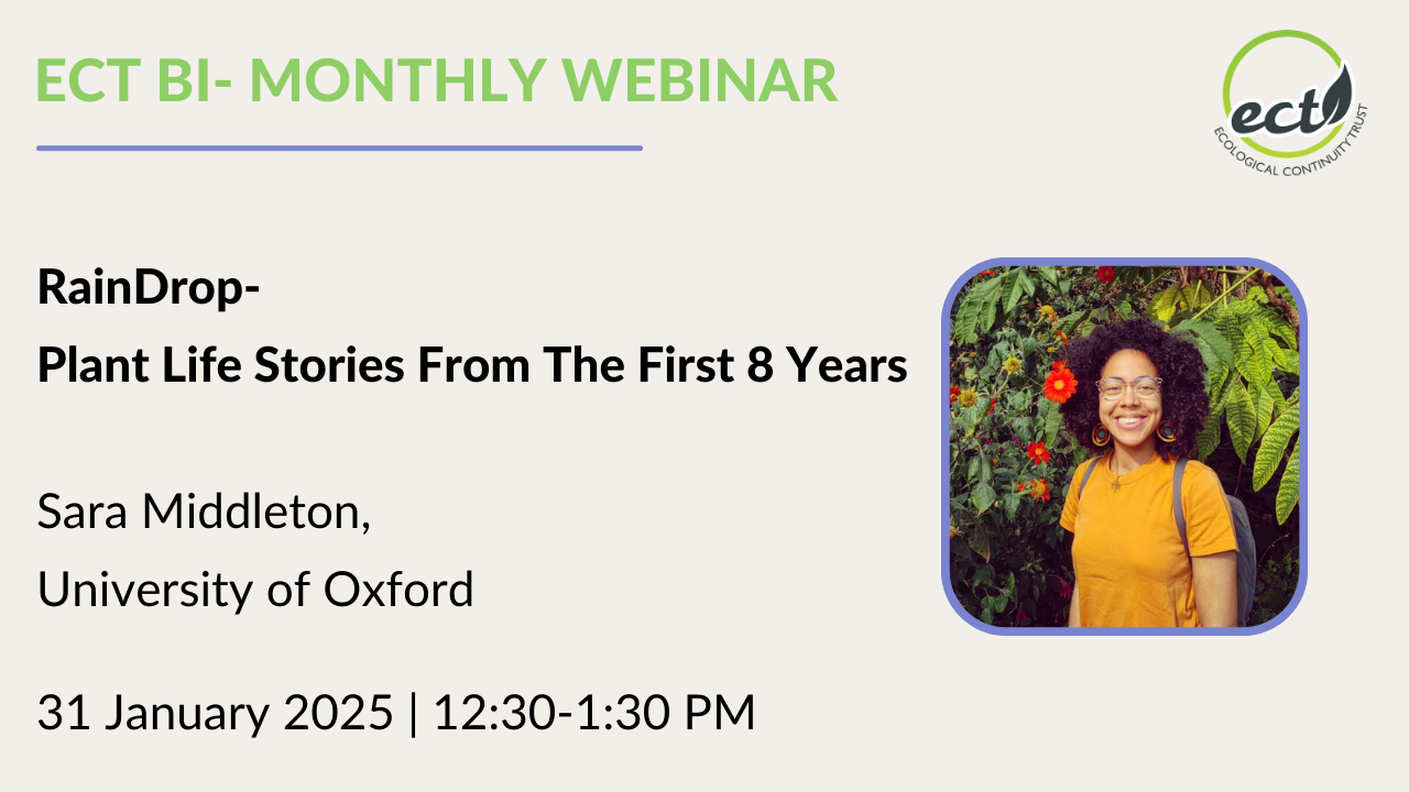 Webinars & Events — ECOLOGICAL CONTINUITY TRUST