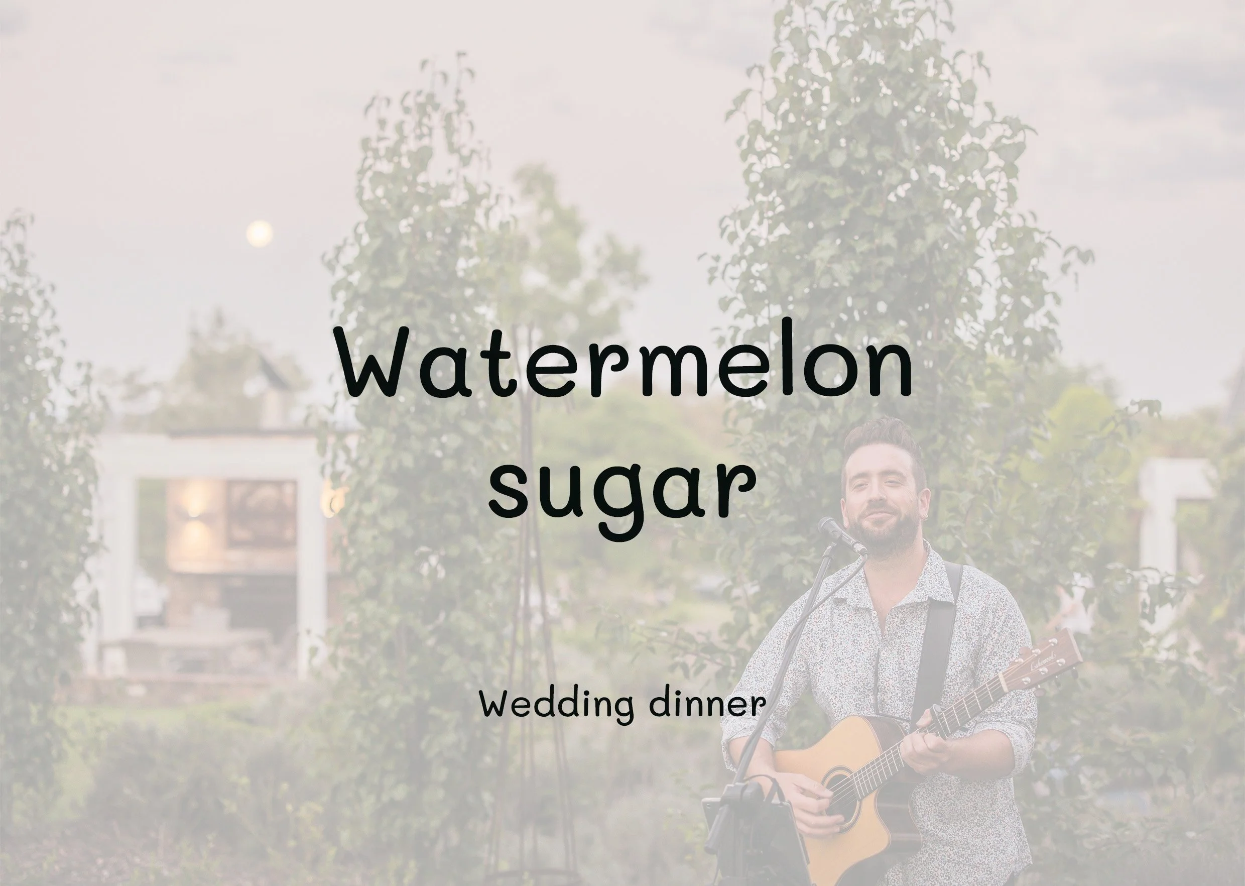 Wedding Singer Sydney and NSW — Adrian Joseph