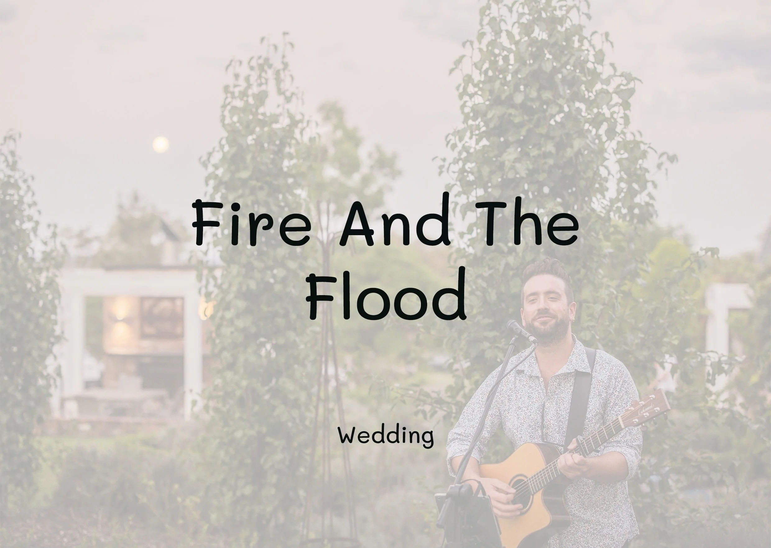 Wedding Singer Sydney and NSW — Adrian Joseph