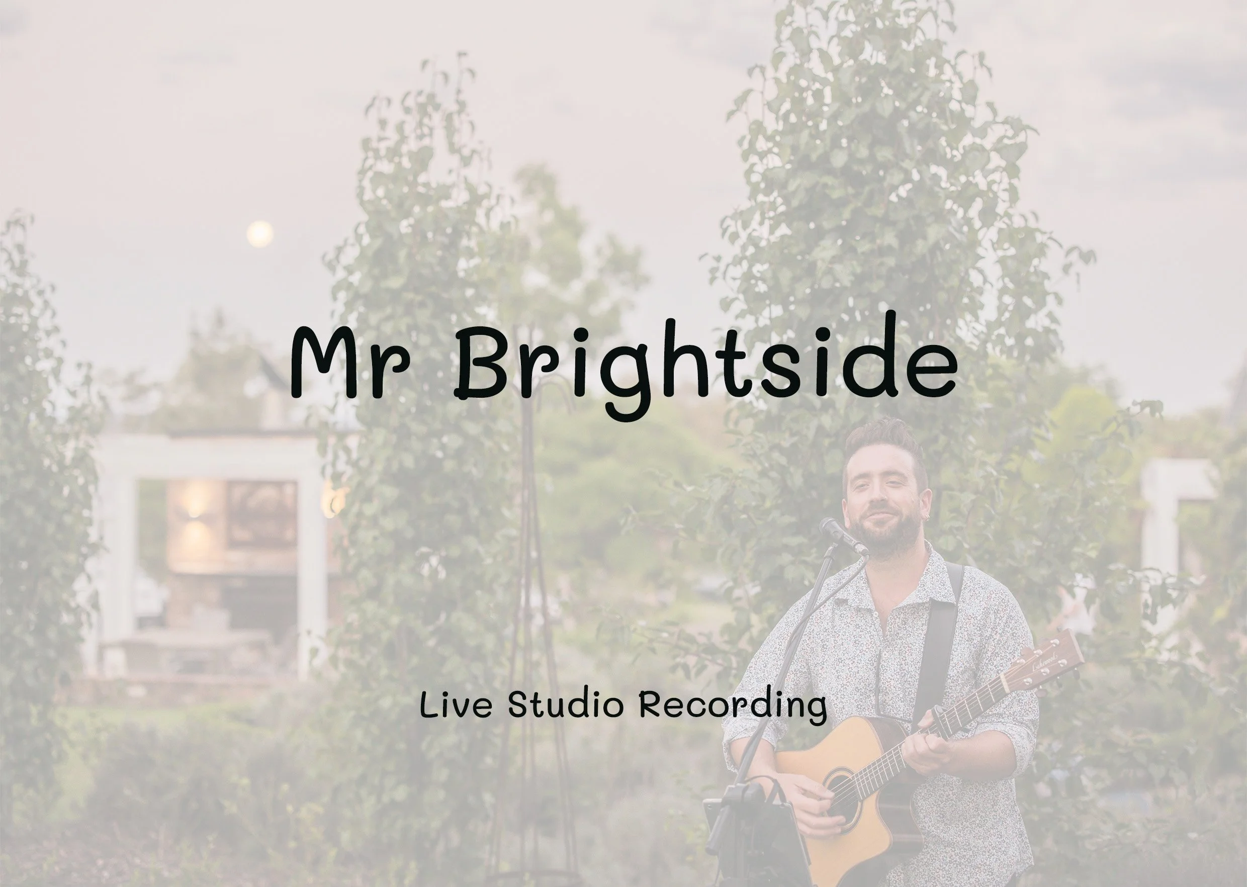 Wedding Singer Sydney and NSW — Adrian Joseph