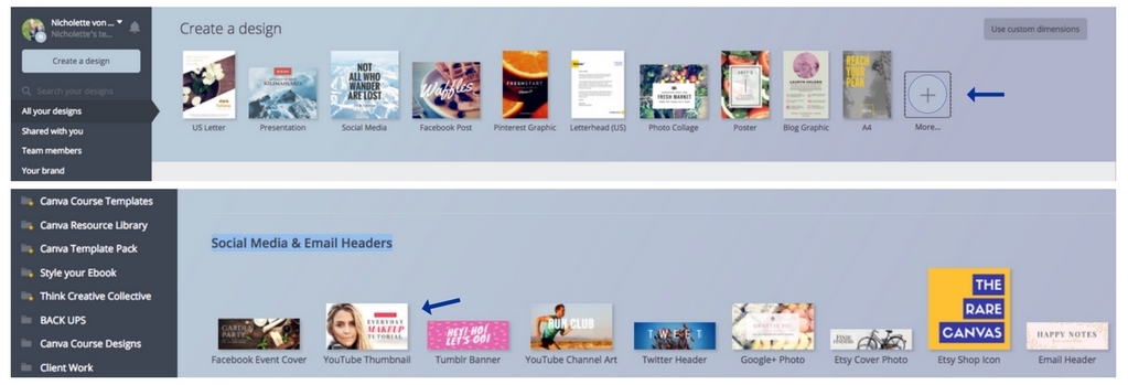 How to create your own custom YouTube Thumbnails in Canva — Boss Project