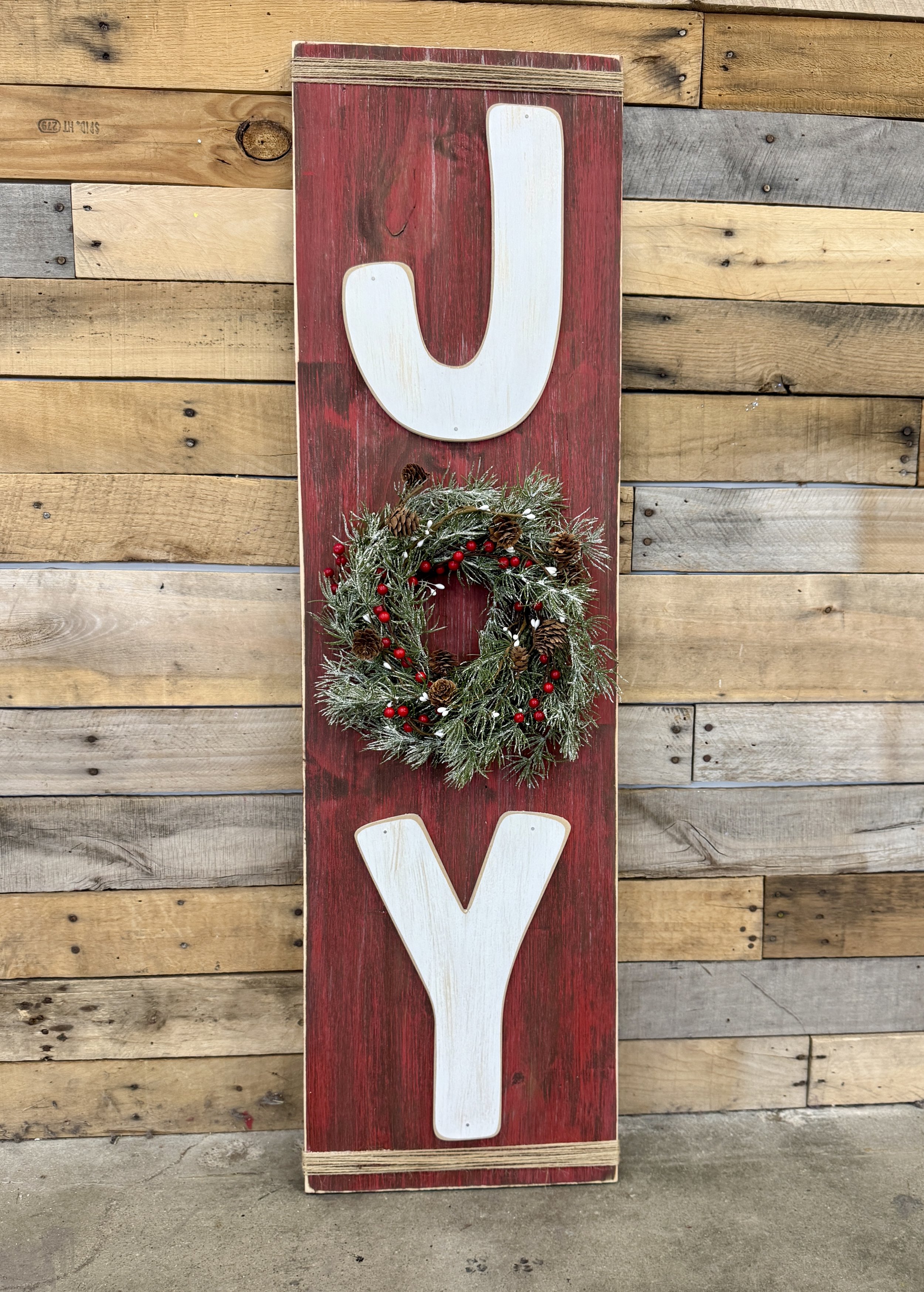 DIY Class - Tall Leaning JOY Sign — The Makery