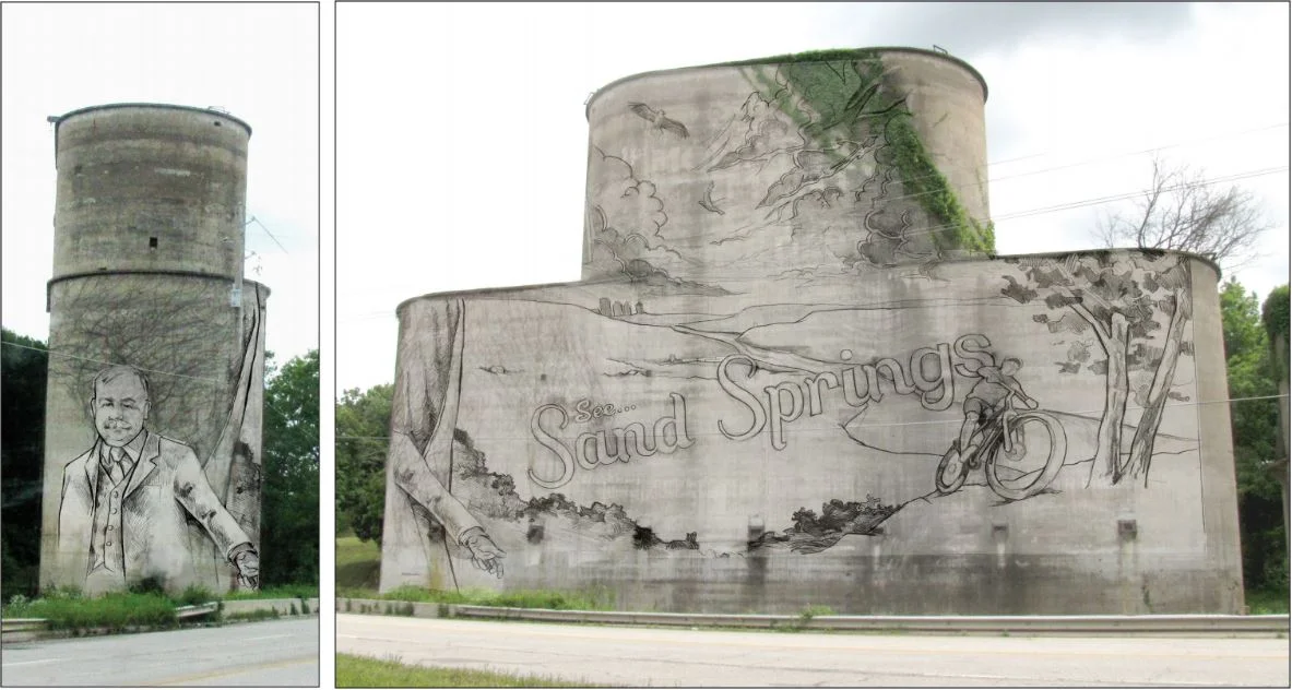 Artist Josh Butts adds new section to silo mural — Sandite Pride News