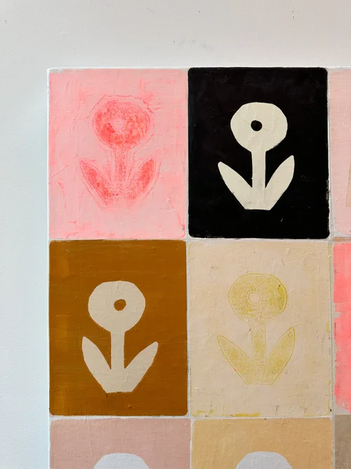 Mixed media botanical original painting — Sarah Golden