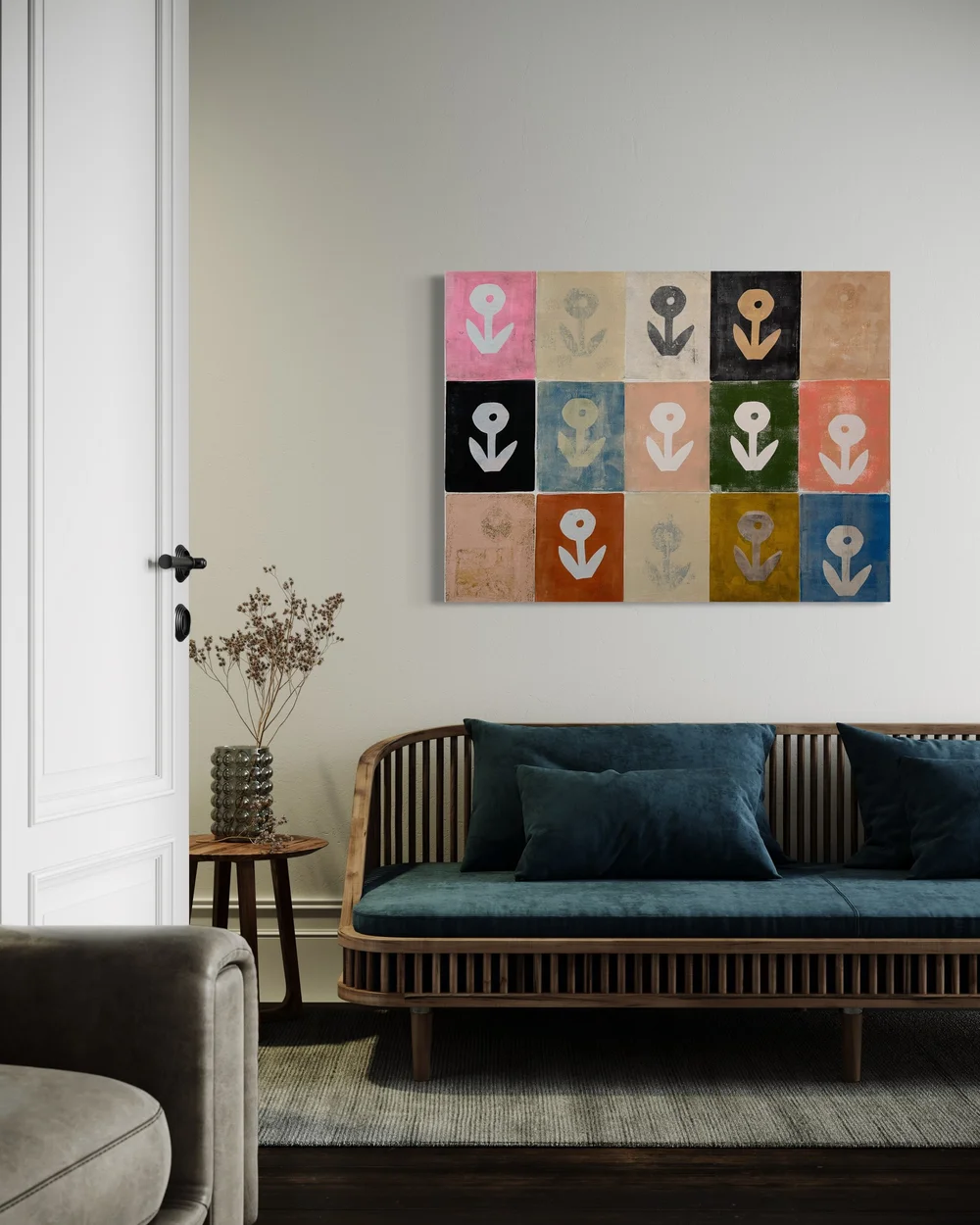 Mixed media botanical original painting — Sarah Golden