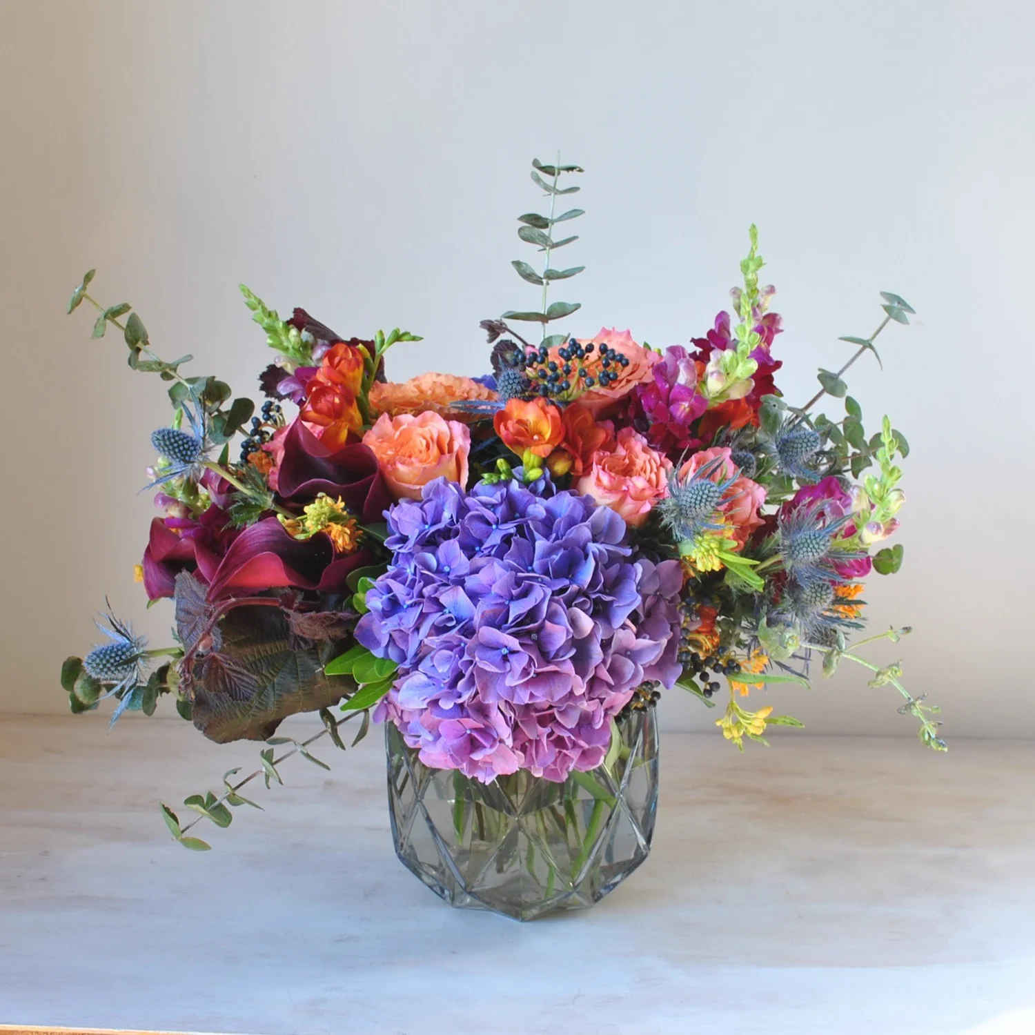 Purple Fall Flowers In Season