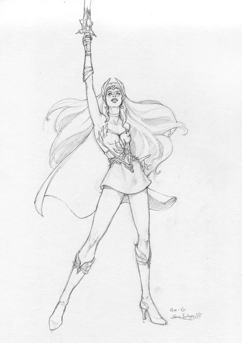 She Ra redesign sketch — Art of Sam Hogg
