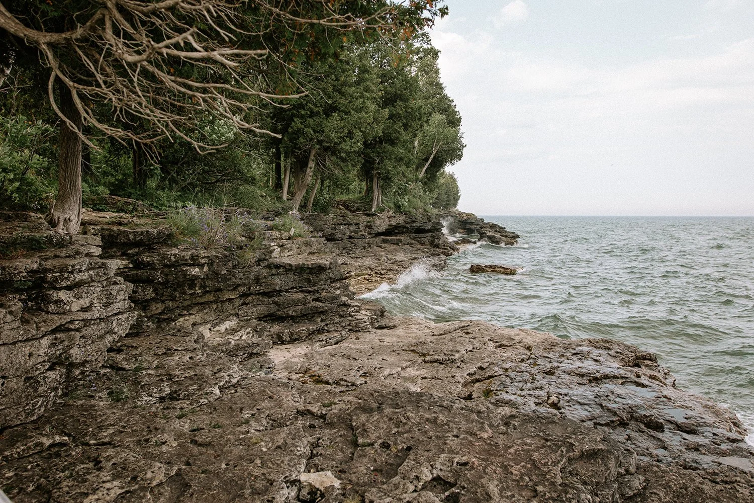 cave point door county — Artemis Photography
