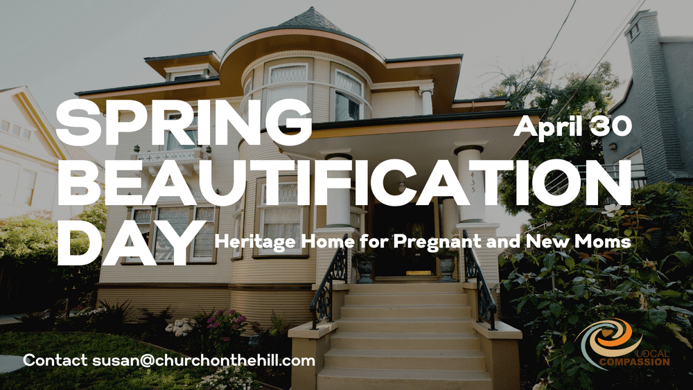 Spring Beautification Day — Church on the Hill - San Jose, California