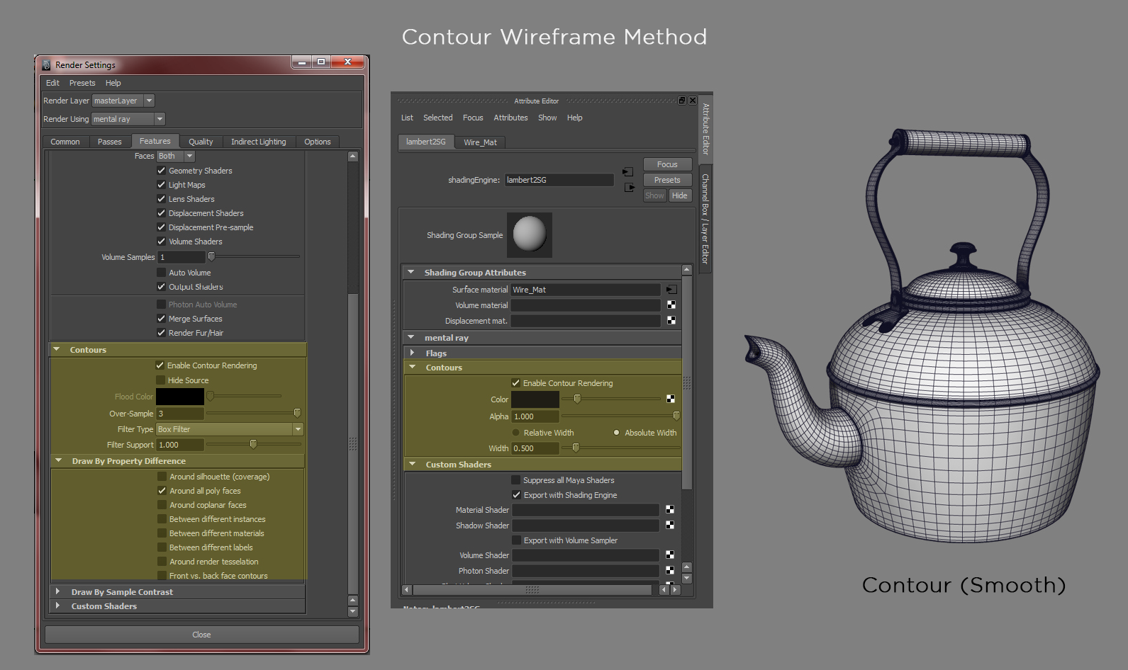 Wireframe Rendering — Douk3D