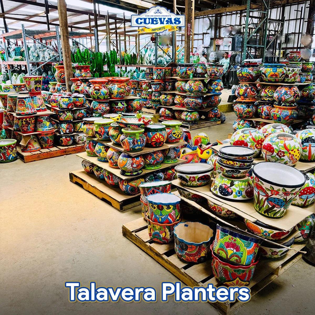 Cuevas Wholesale Mexican Imports | Metal Yard Art & Talavera