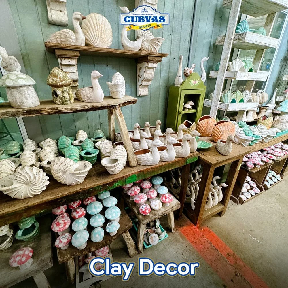 Wholesale Clay Home Decorations | Rustic Pottery | Bulk Shipping | Cuevas Imports