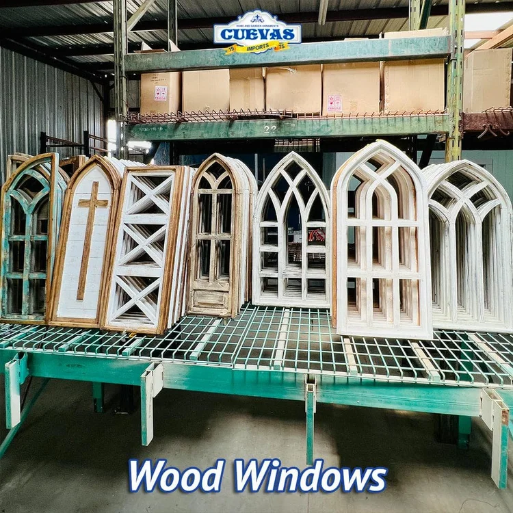 Wood Window Decor | Hanging Arch, Church Style, Panels & Frames ...