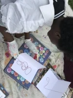 String and Ink Art With New American Pathways — Paint Love