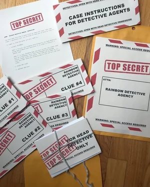 Kids art project guide- detective agency scavenger hunt — Paint Love