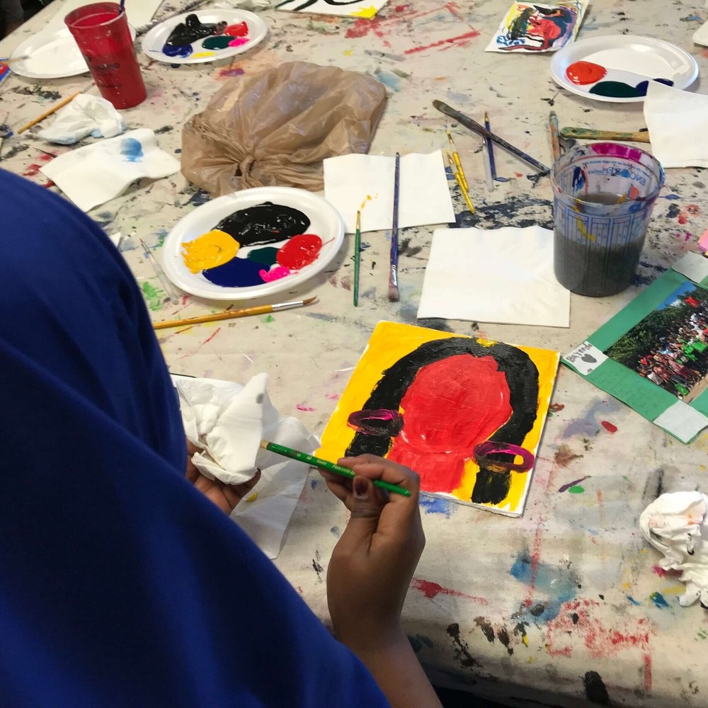 Atlanta diversity art project with immigrant and refugee youth ...