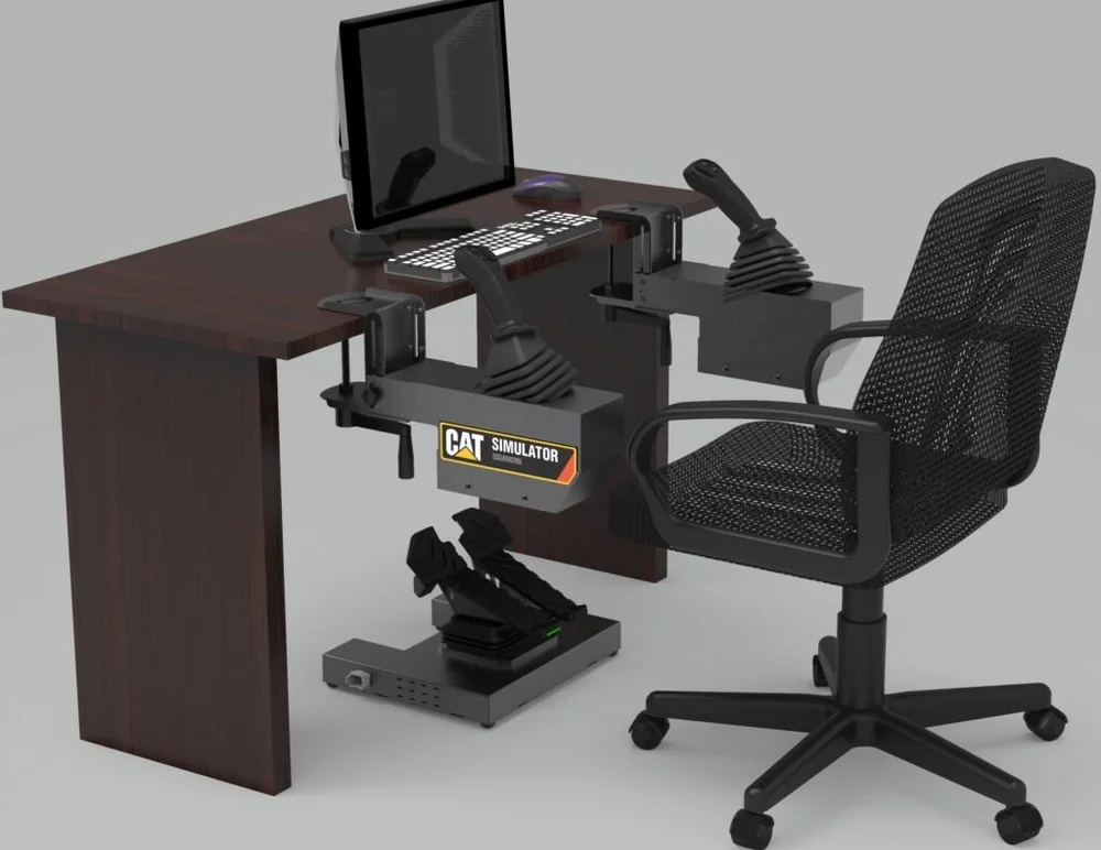 An Excavator Simulator Training Module That Can Travel Where You Need ...