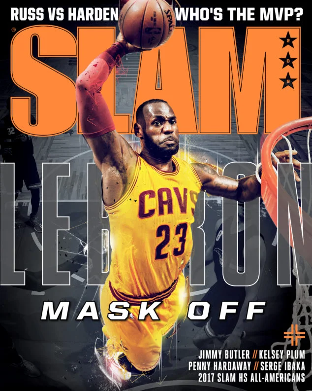 Lebron James Slam Magazine Cover