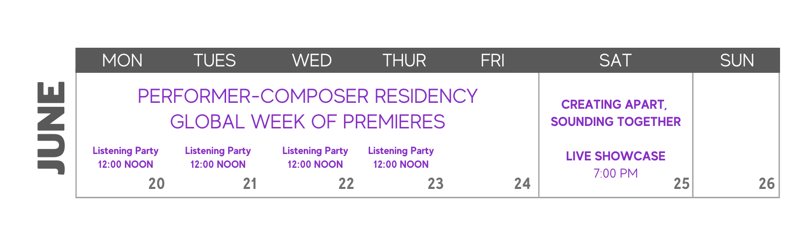 Public PCR Events! — Westben