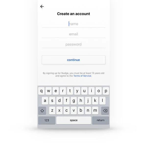 Nudge app for clients. Customize your coaching app.