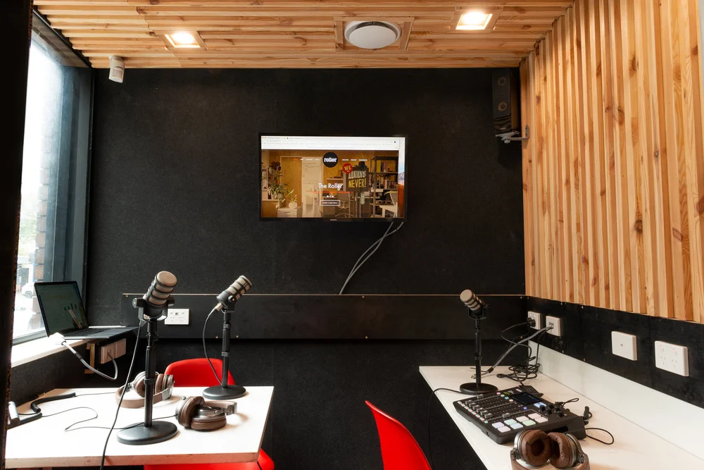 Podcast Studio — The Roller | Co Working | Best Creative Shared Office ...