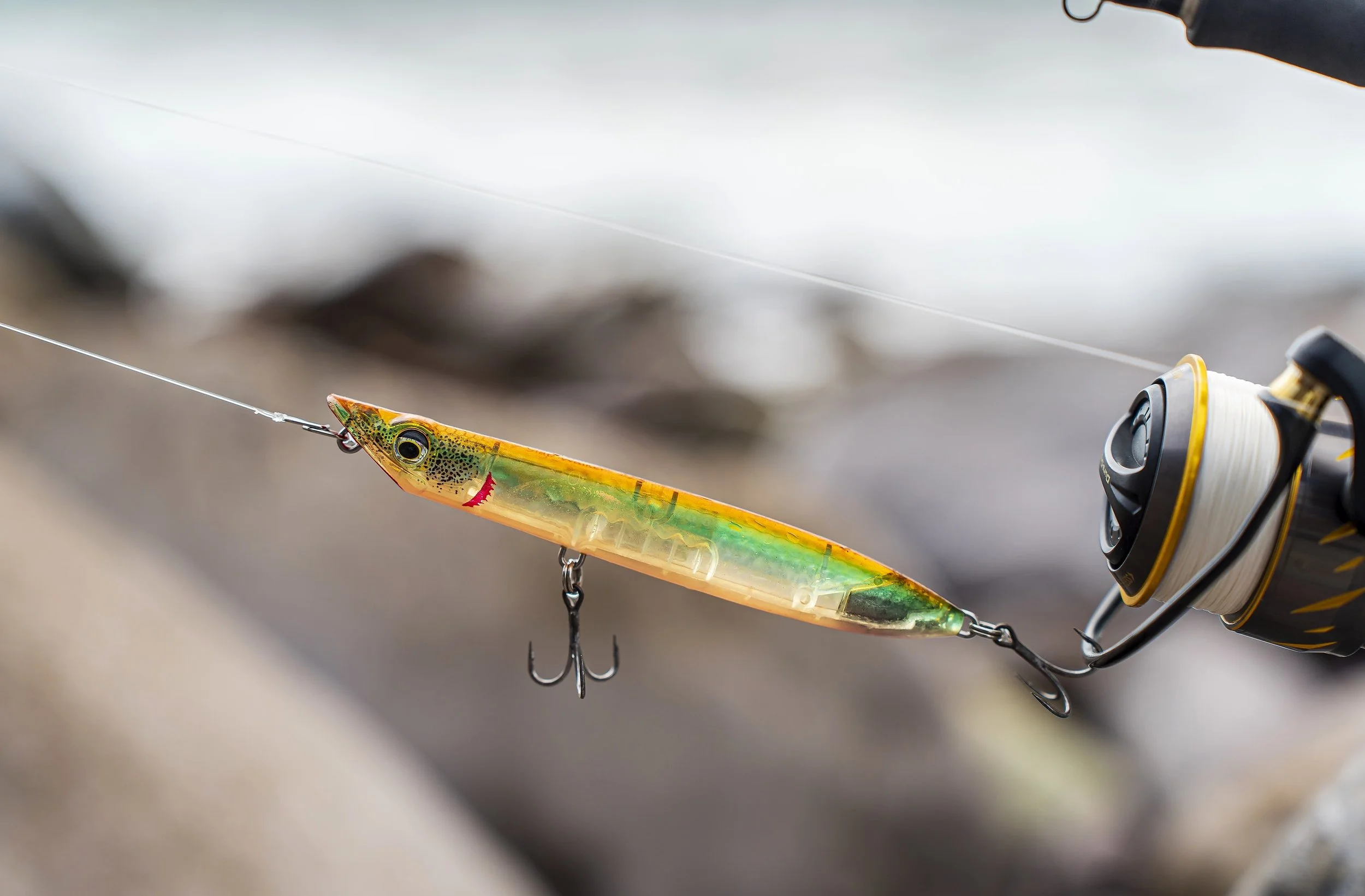 Wow these lures look good in the water when rigged like this — Henry Gilbey