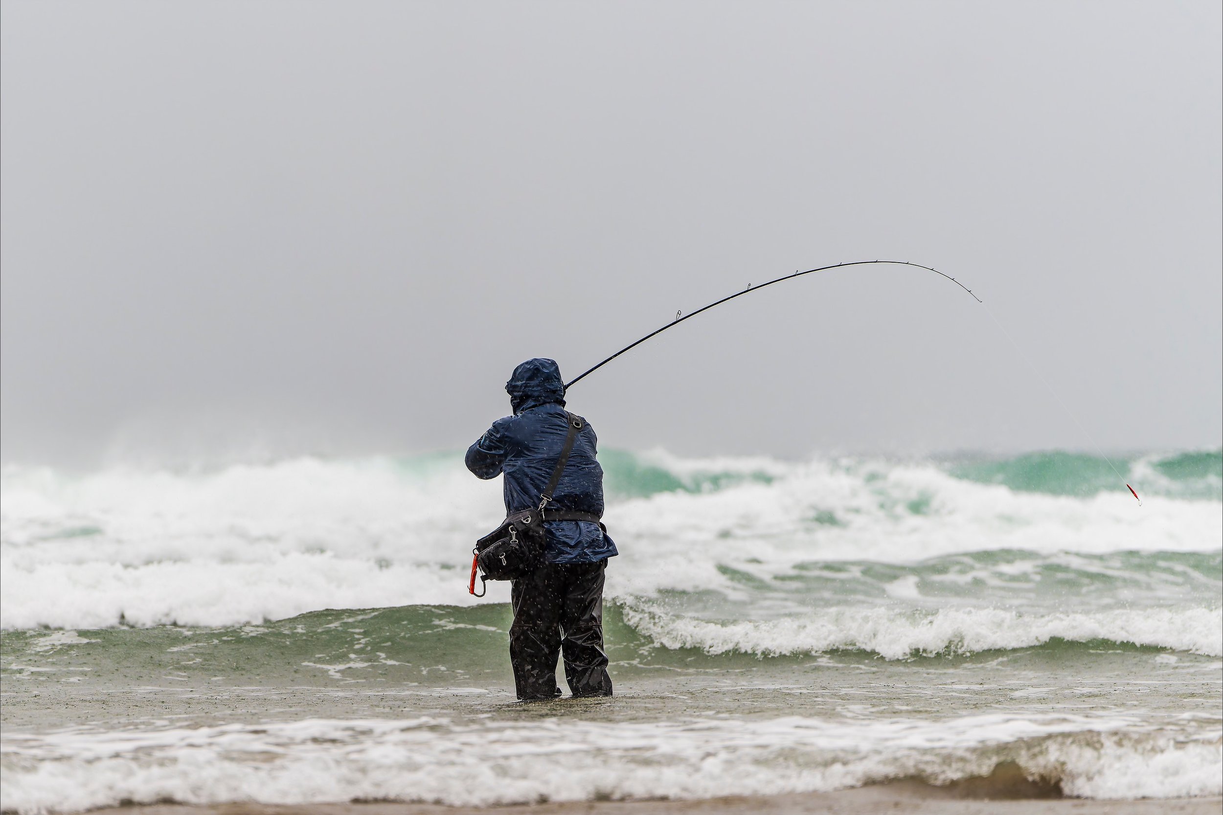 Tried and failed to catch a bass before Storm Goretti came in, hope you ...