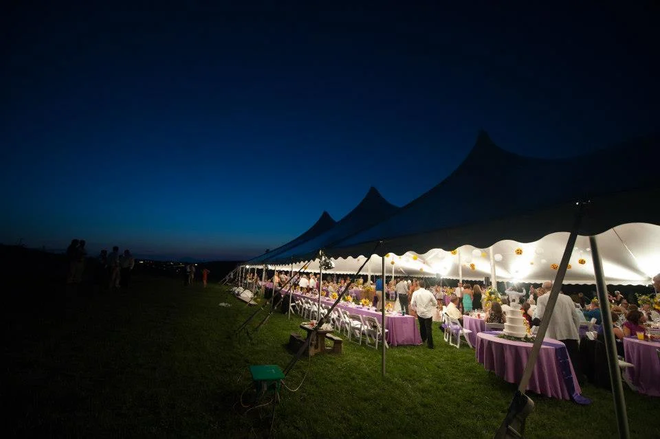 Wedding Tent Night