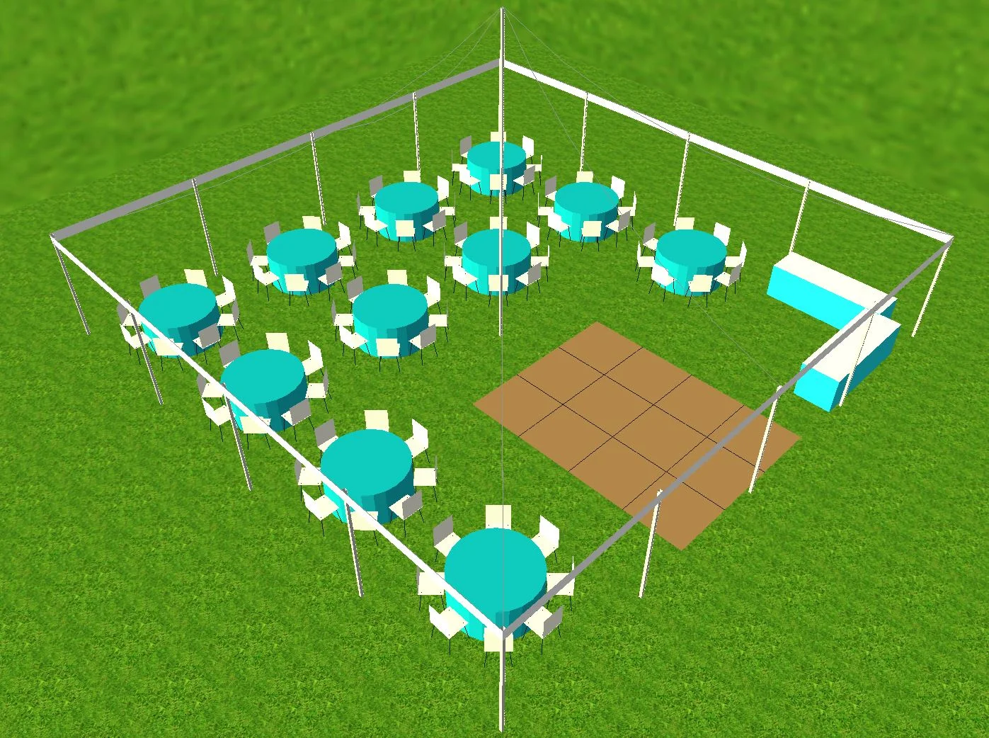 Tent Layout Ideas - Table Layouts for Event | Tents For Rent
