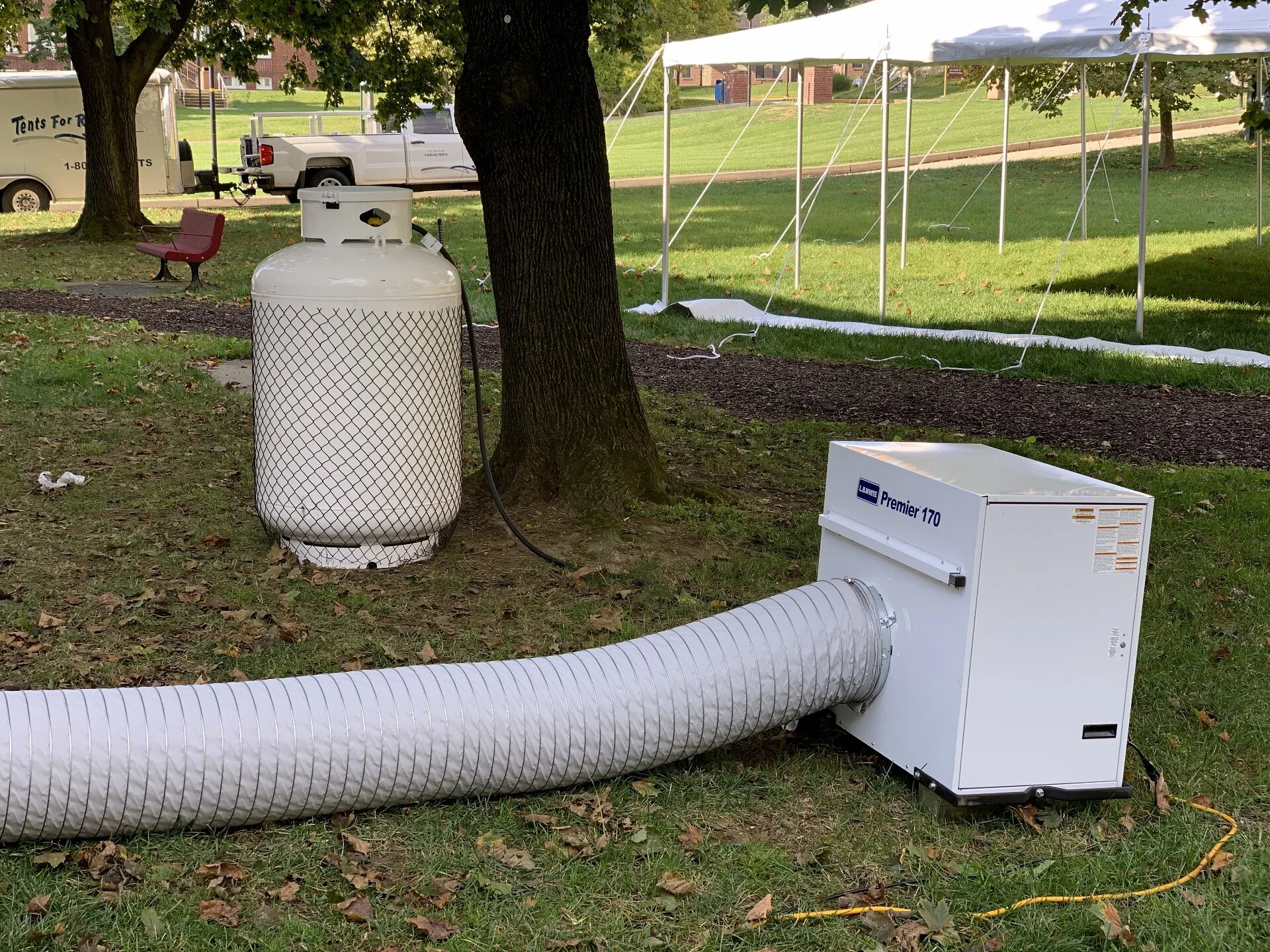 Heated Tent Rental | Air-Conditioned Tent Rental