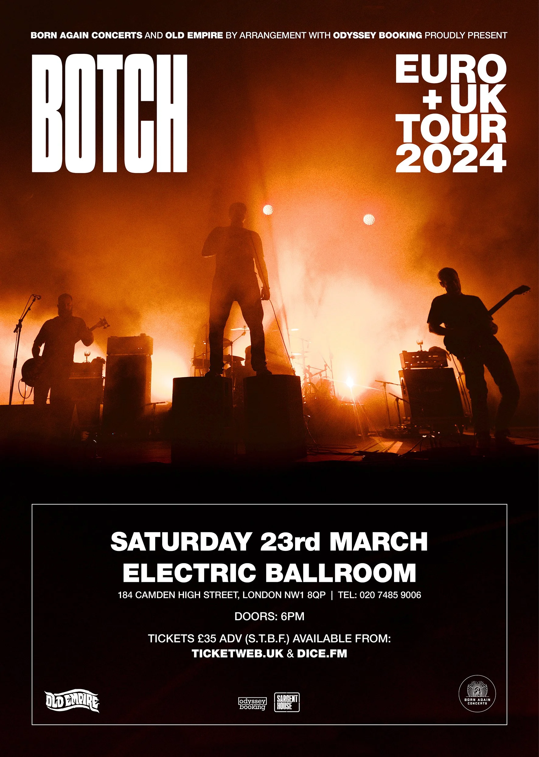 SOLD OUT - Botch @ The Electric Ballroom, London - with Bad Breeding ...