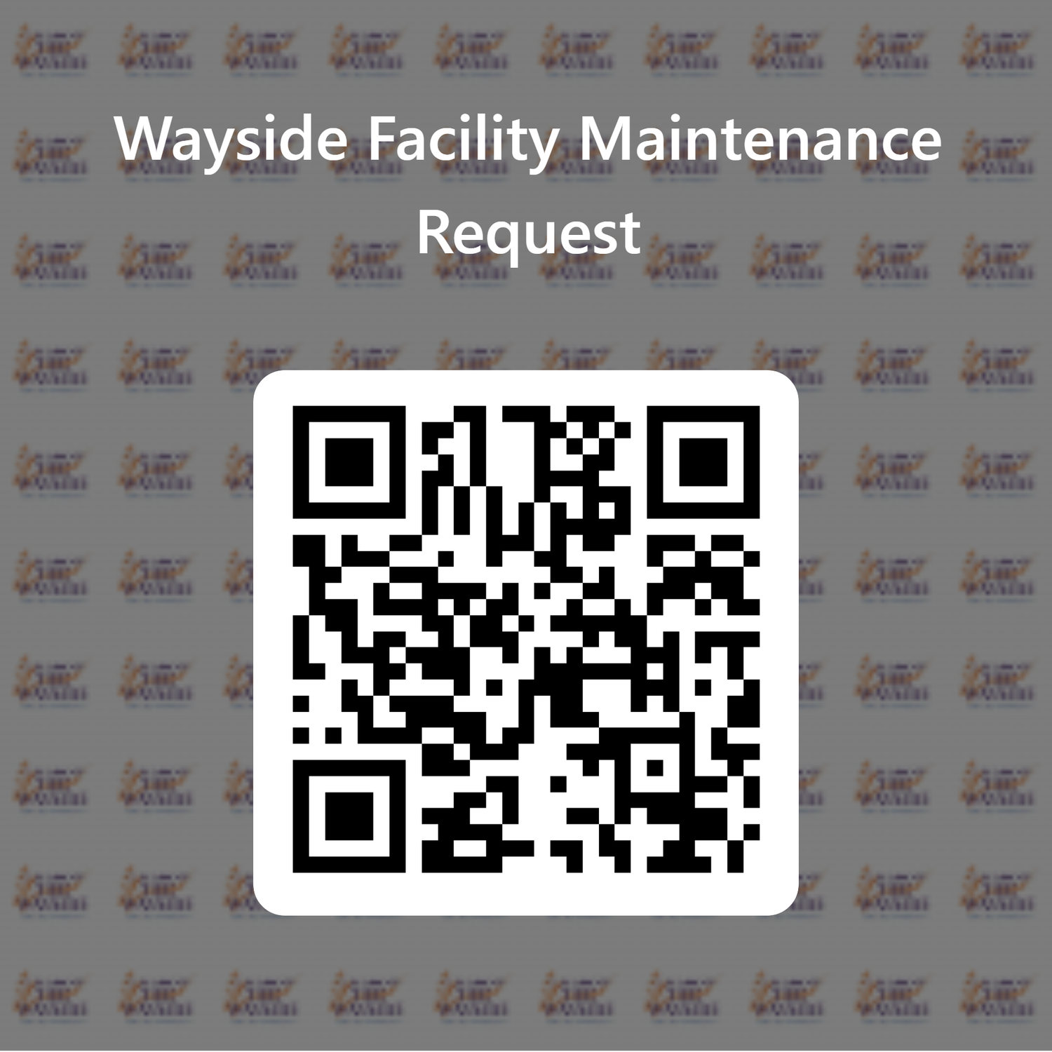 Maintenance Request Form — Our Lady of the Wayside