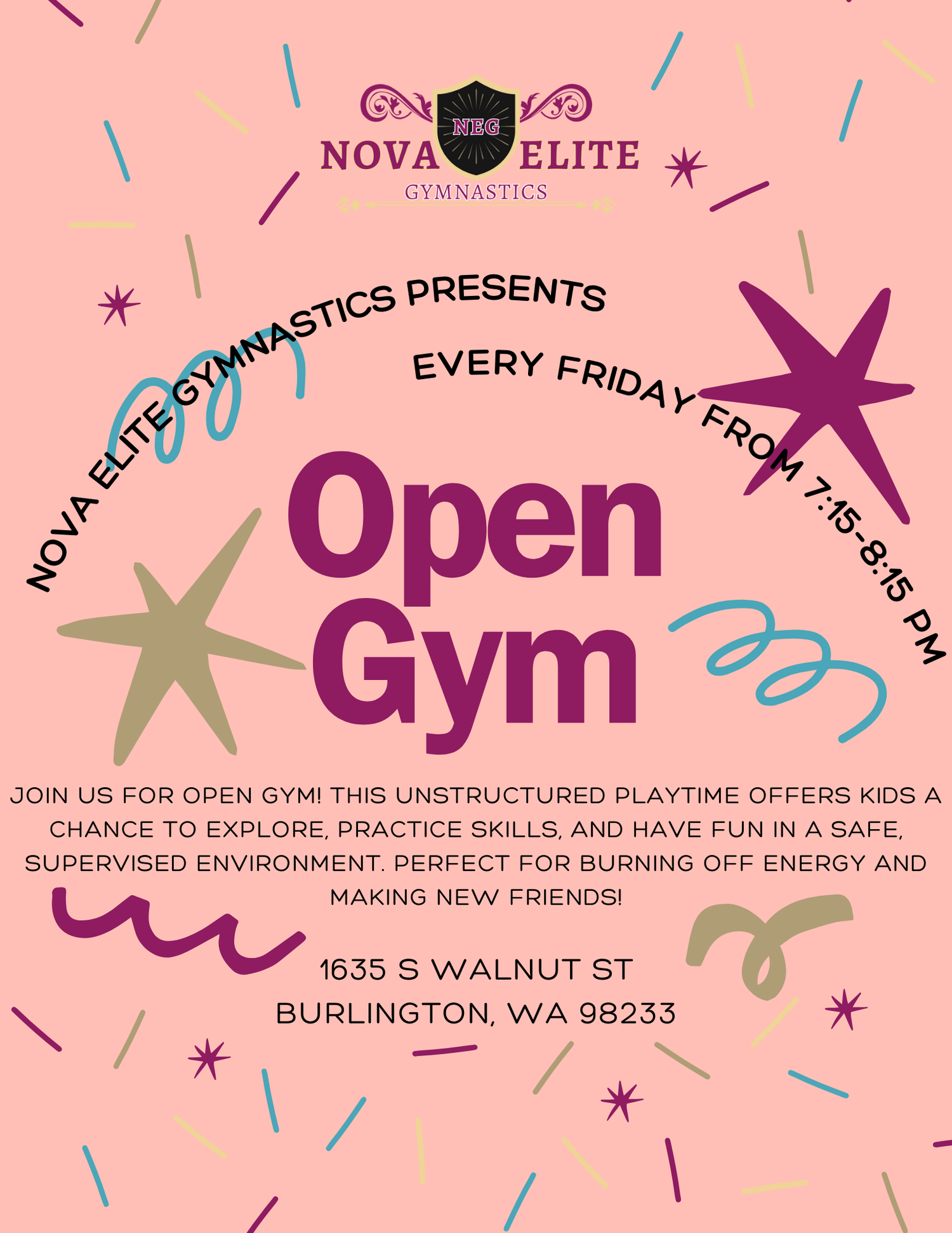 Open Gym in Burlington — Nova Elite Gymnastics