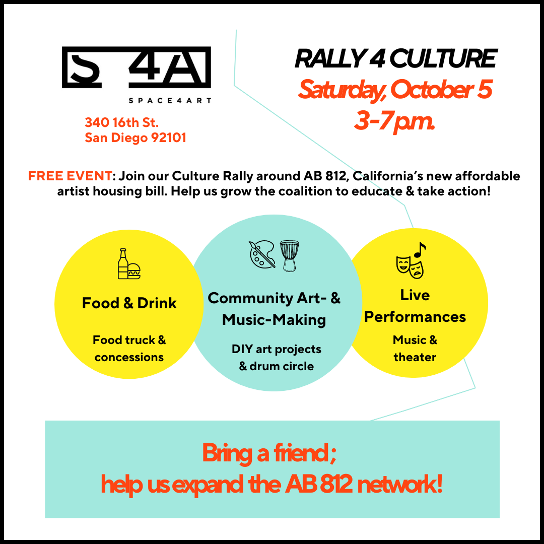 Upcoming Events — Space 4 Art
