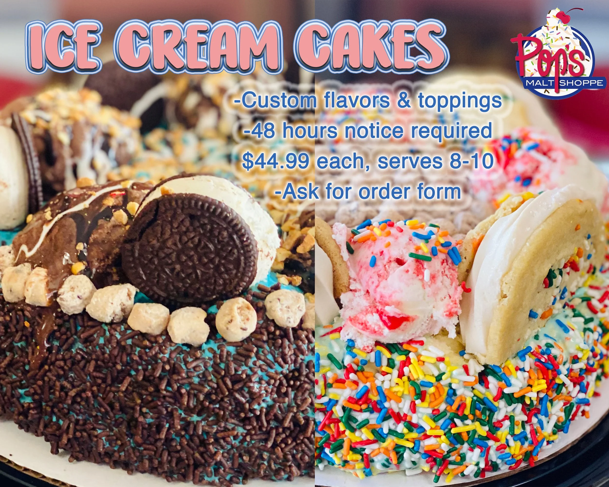 Menu — Pop's Malt Shoppe