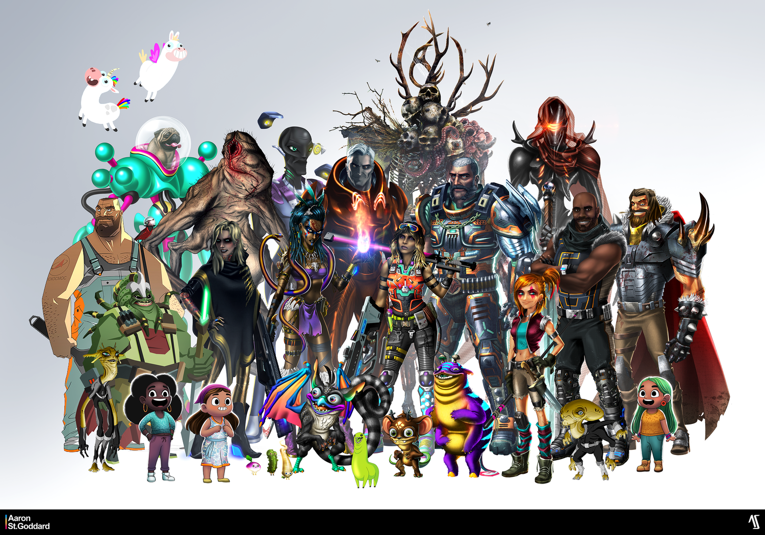 CHARACTER DESIGN — Aaron St.Goddard | Entertainment Design