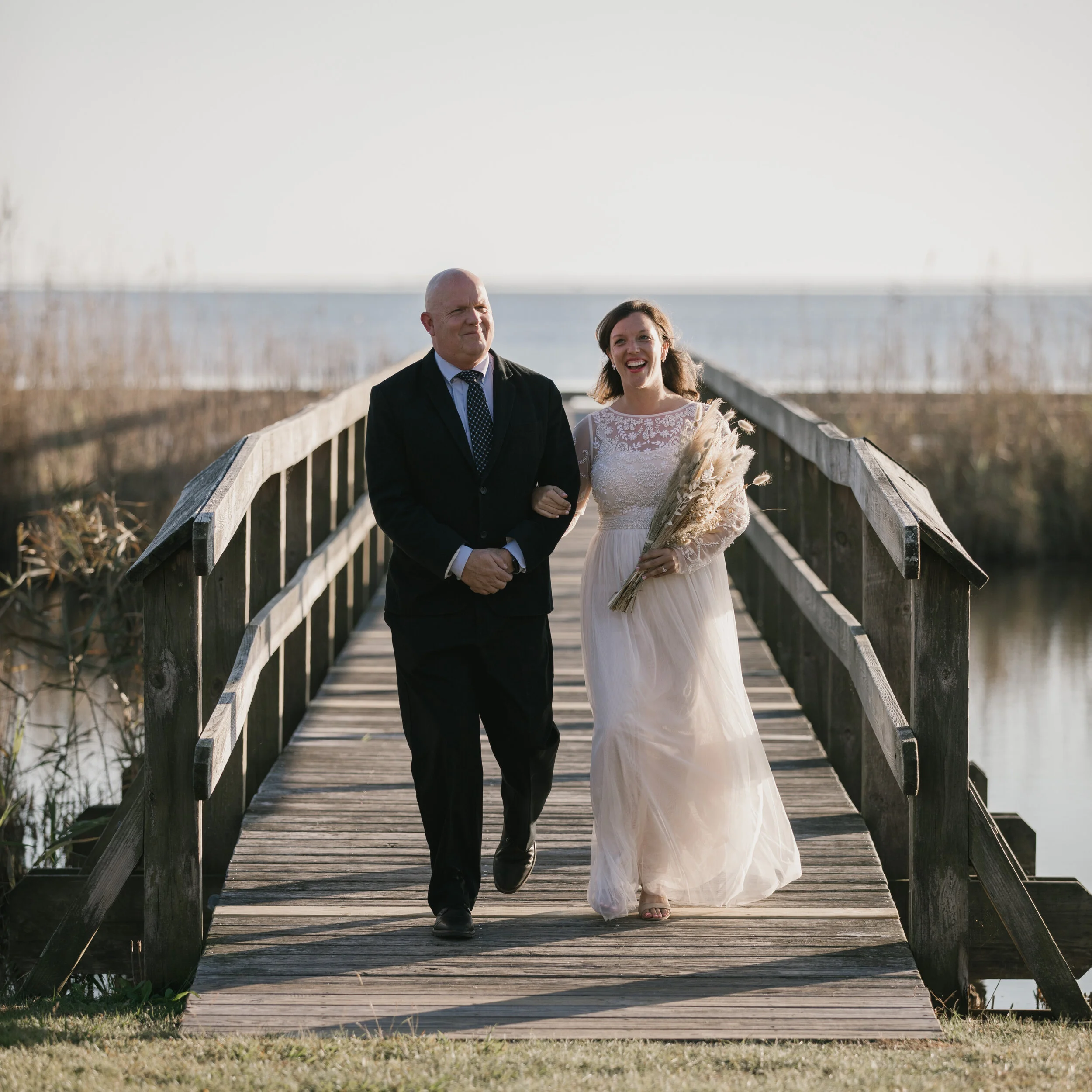 Rebekah + Robert's Fall Wedding in the Outer Banks | Blog | Merritt ...