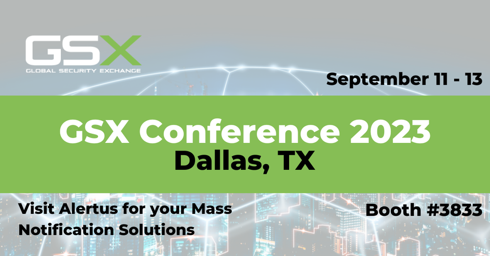 GSX Conference 2023 — Alertus Technologies
