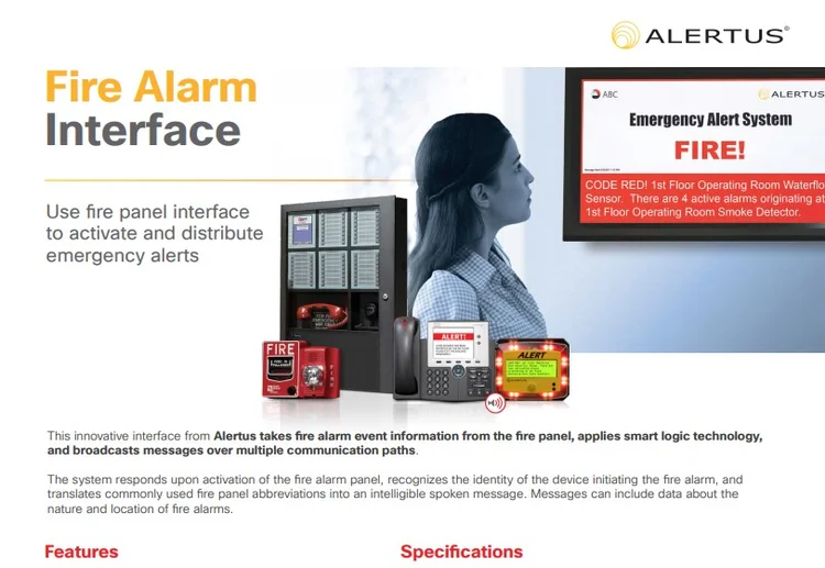 Fire Alarm Interface - Alertus Technologies
