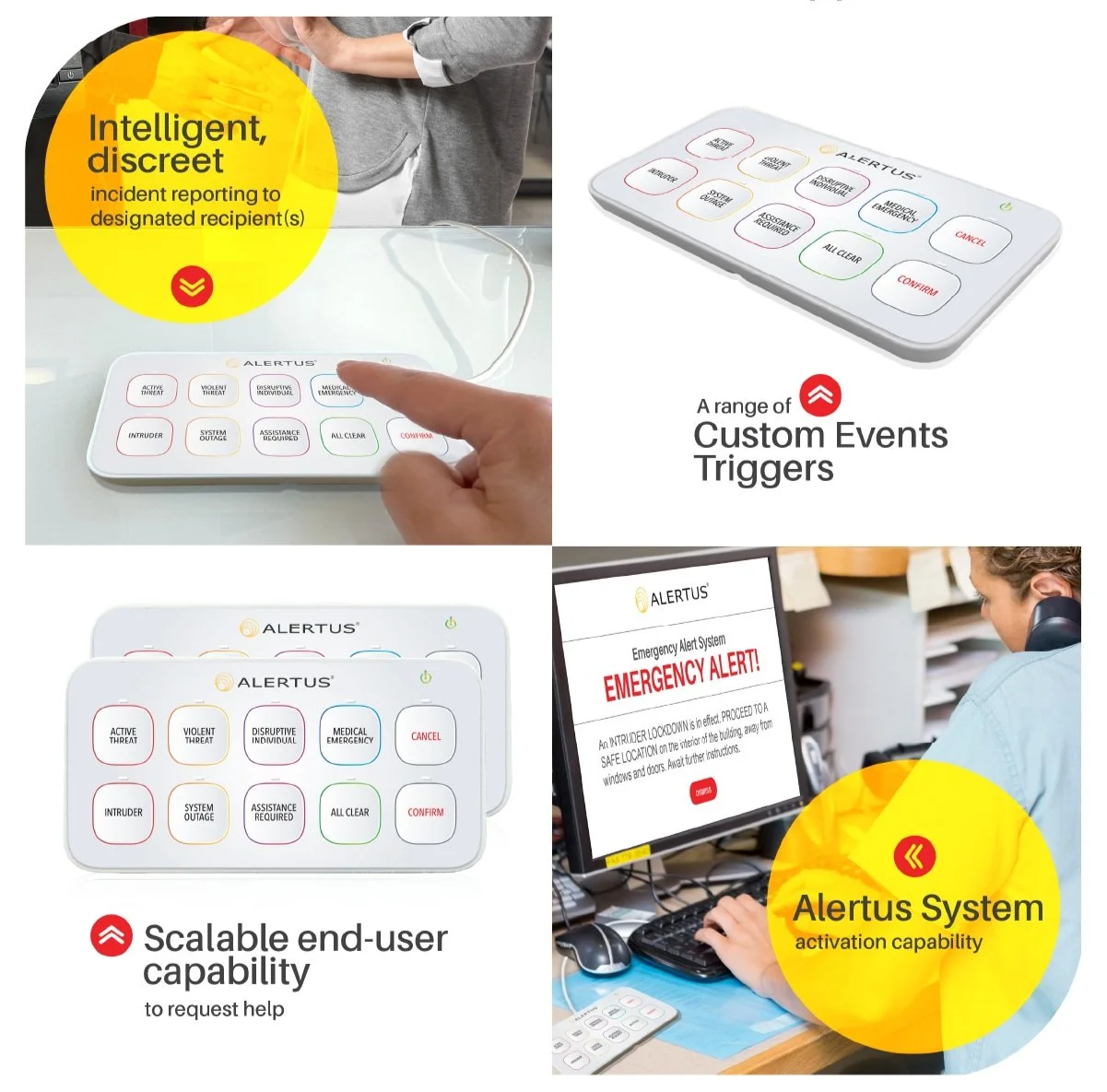 USB Multi Panic Button - Alertus Technologies