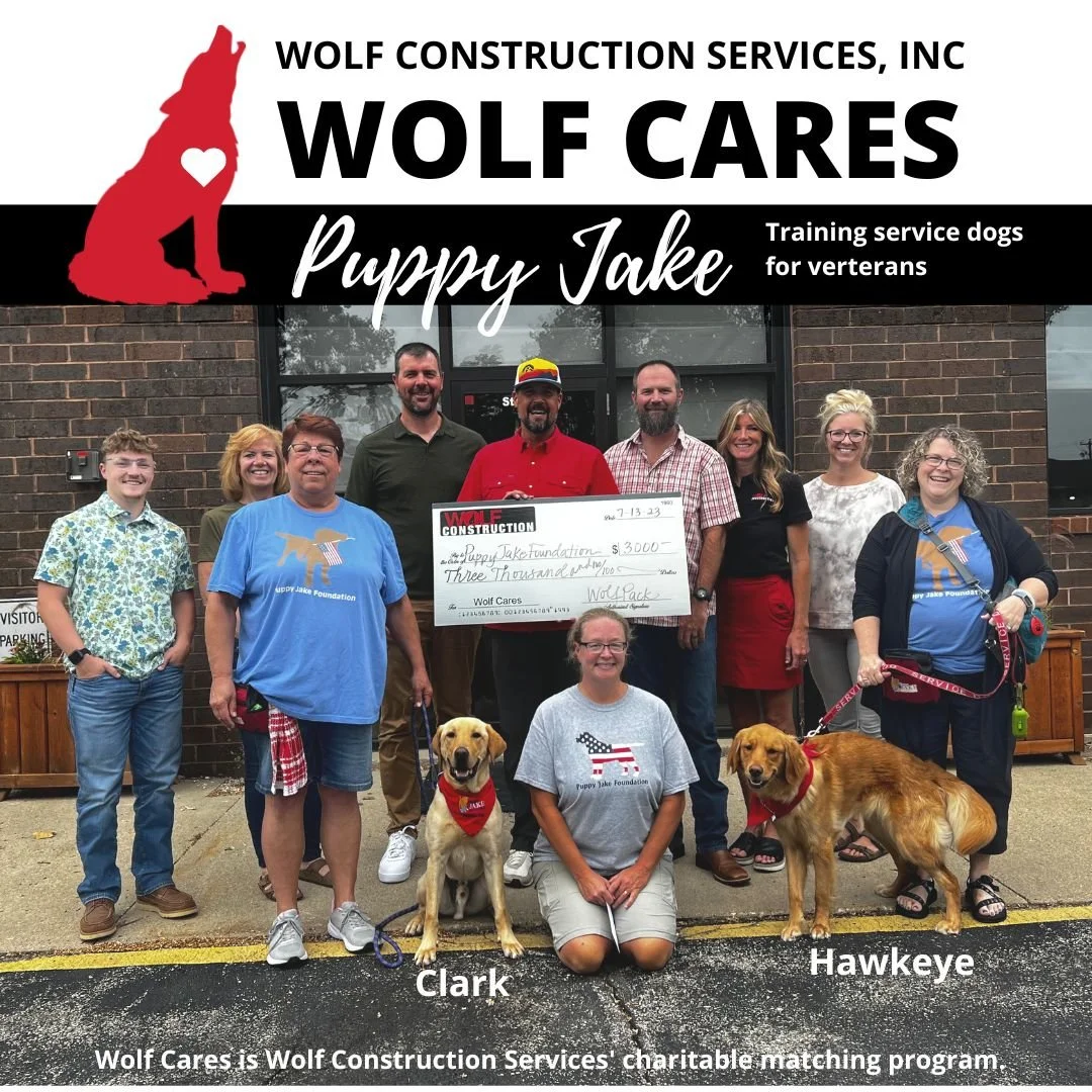 WOLF CARES — WOLF CONSTRUCTION WOLF ROOFING